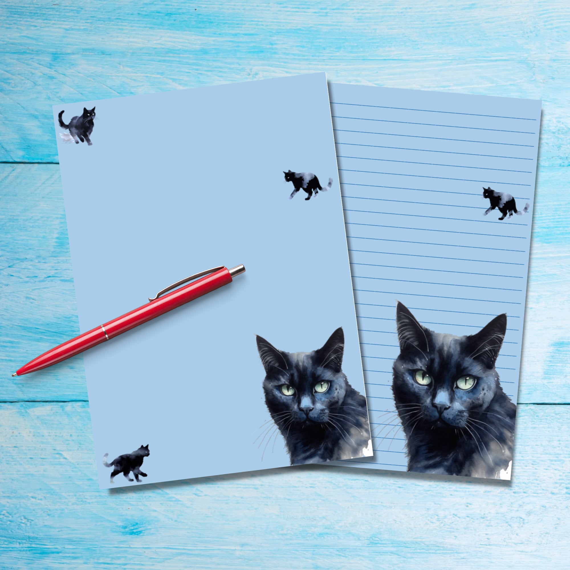 Cat Writing A Letter