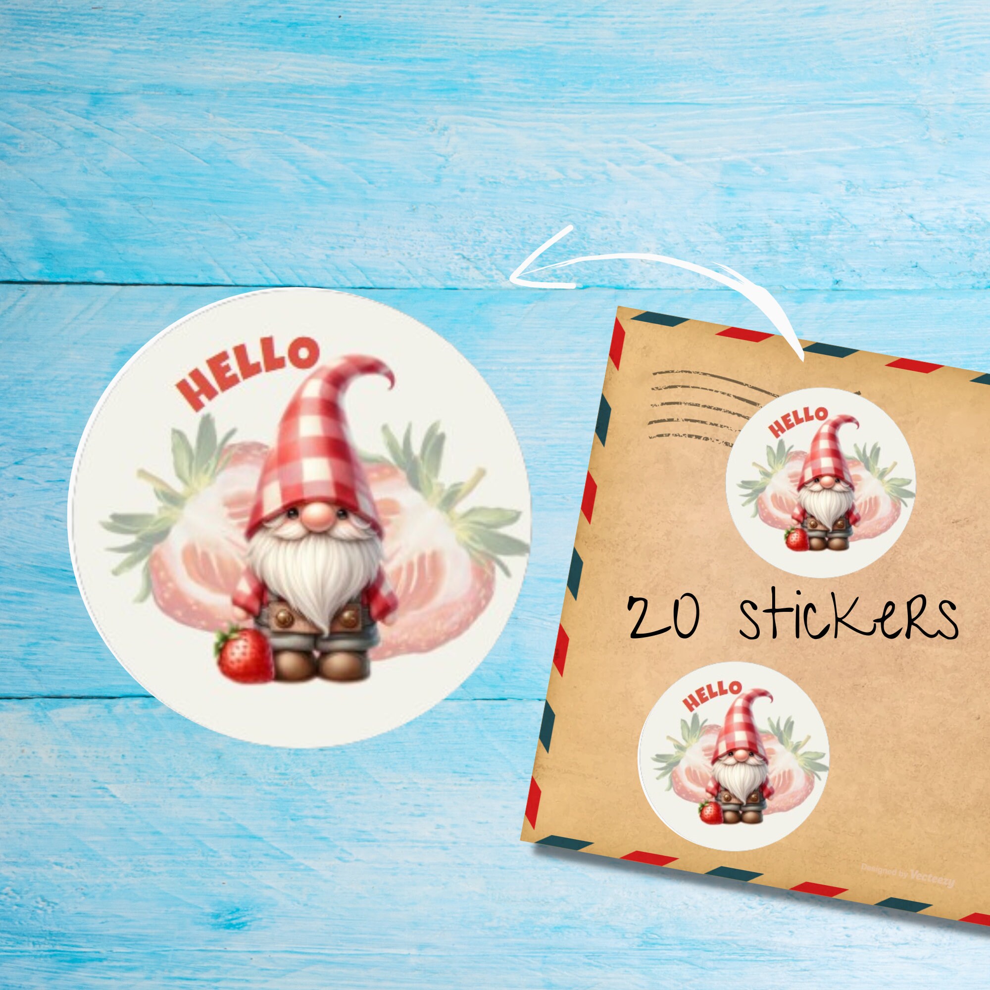 Strawberry Picnic Penpal / Snail Mail Letter Kit, A5 Writing Paper ...