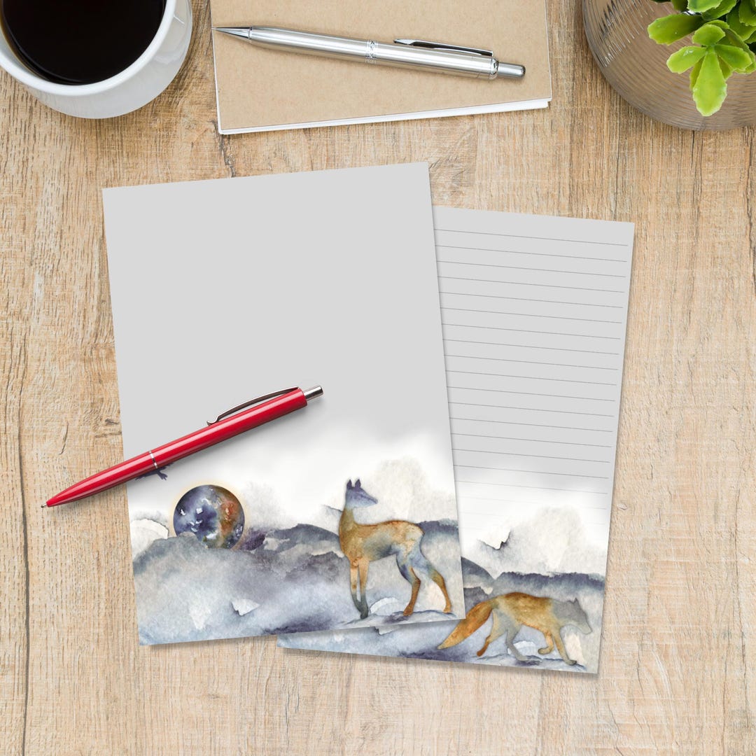 Through the Fog A5 Letter Writing Paper, Stationery Letter Sheets ...