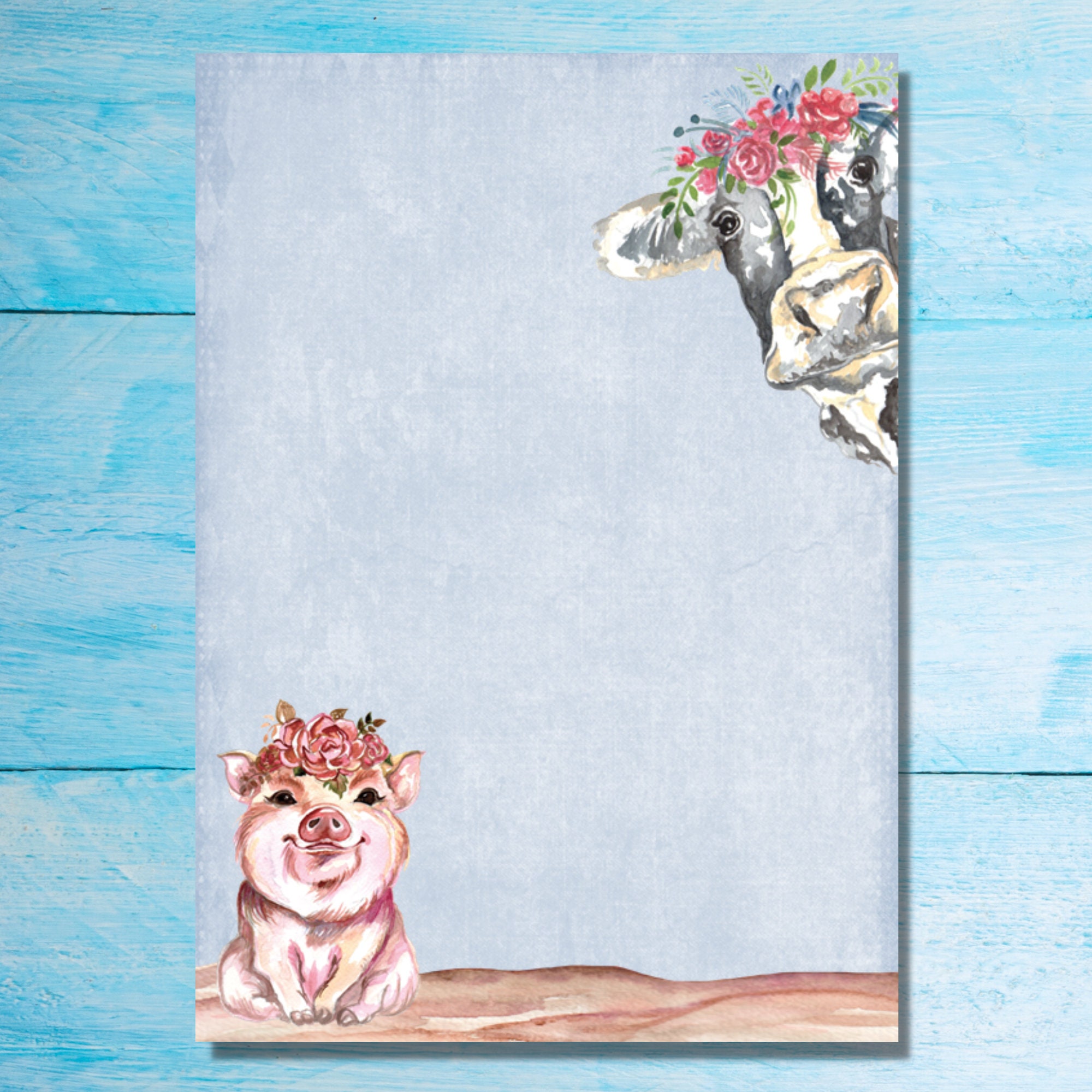 Farm Life Stationery Letter Sheets Penpal Supplies A5 Letter - Etsy