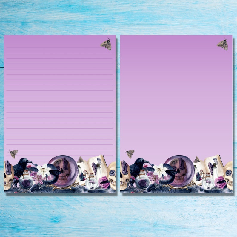 Crystal Ball Stationery Set, A5 Letter Writing Paper With Matching ...