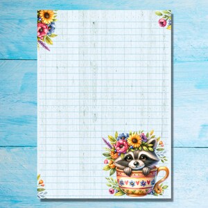 Cute Summer Mugs A5 Letter Writing Paper, Pen Pal Supplies, Stationery ...