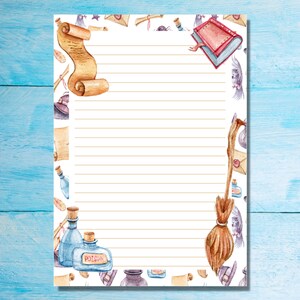 Magic Letter A5 Letter Writing Paper, Cute Magical Seperate Stationery ...