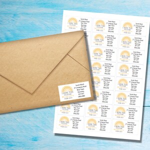 Brightens Your Day... Self Adhesive Return Address Labels, 24 Labels ...