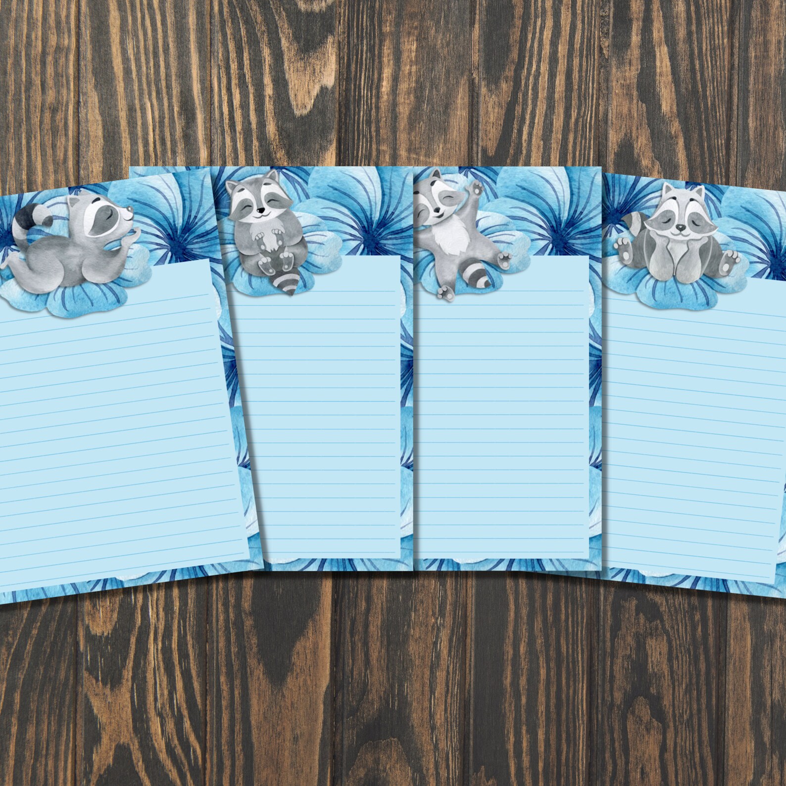 Raccoon Zzzzz A5 Letter Writing Paper Pen Pal Supplies - Etsy