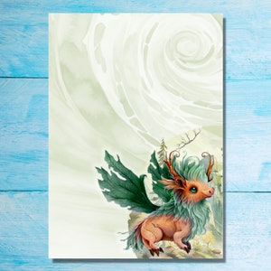 Mythical Creatures A5 Letter Writing Paper, Pen Pal Supplies ...