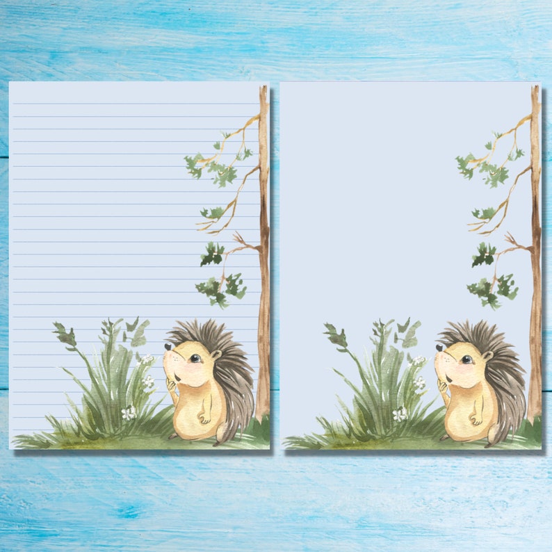 Heidi Hedgehog A5 Letter Writing Paper Pen Pal Supplies - Etsy