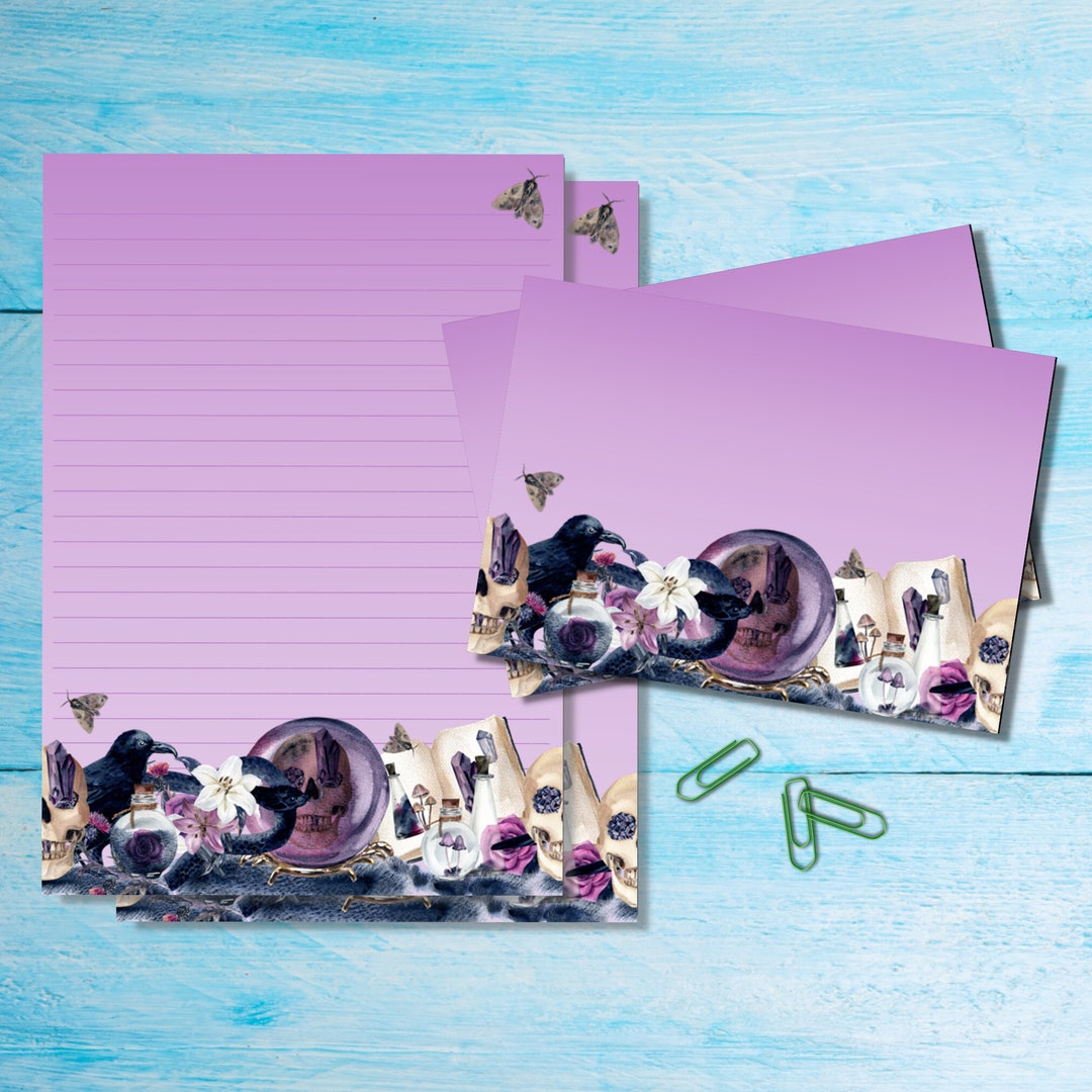 Crystal Ball Stationery Set, A5 Letter Writing Paper With Matching ...