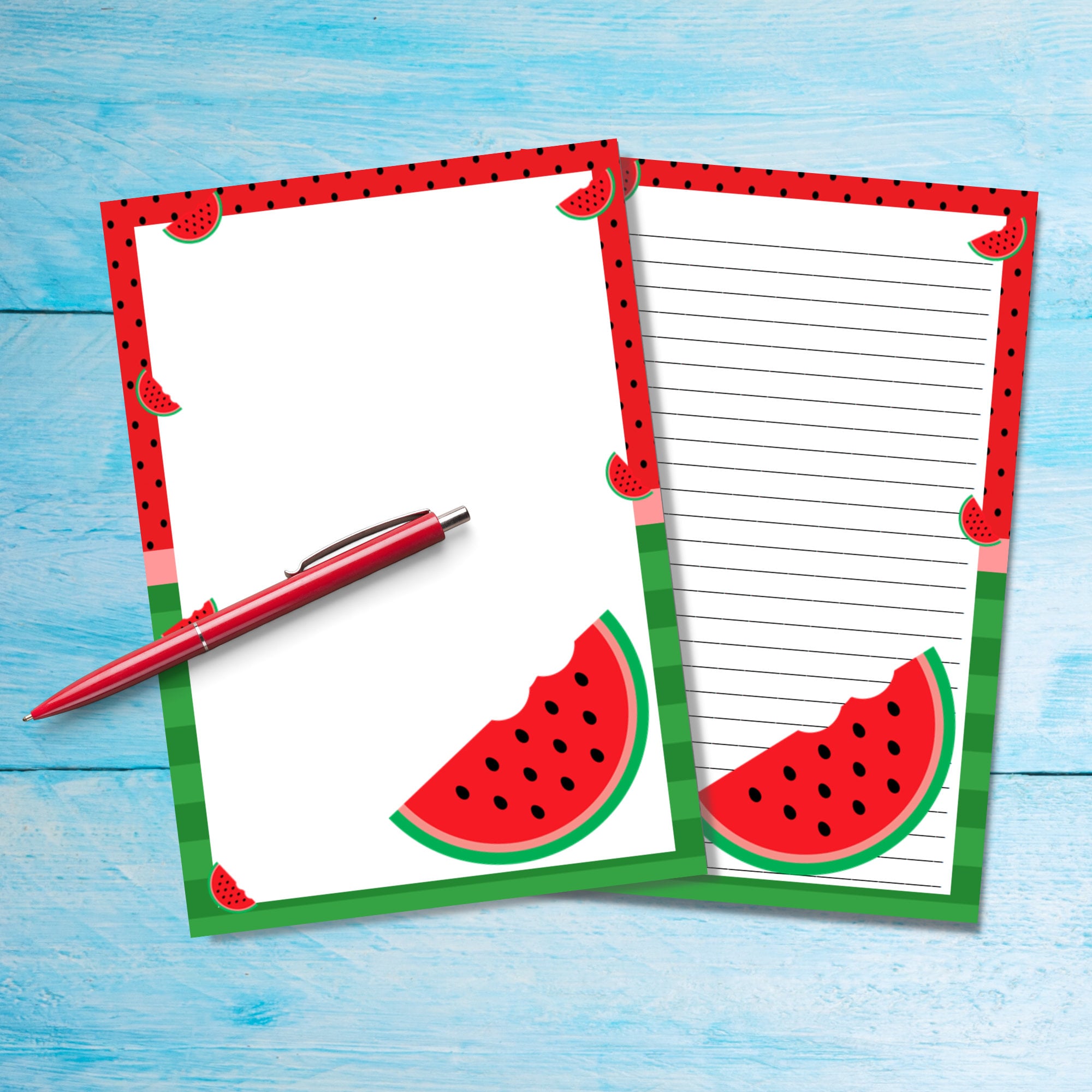 Watermelon Writing Template