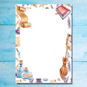 Magic Letter A5 Letter Writing Paper, Cute Magical Seperate Stationery ...