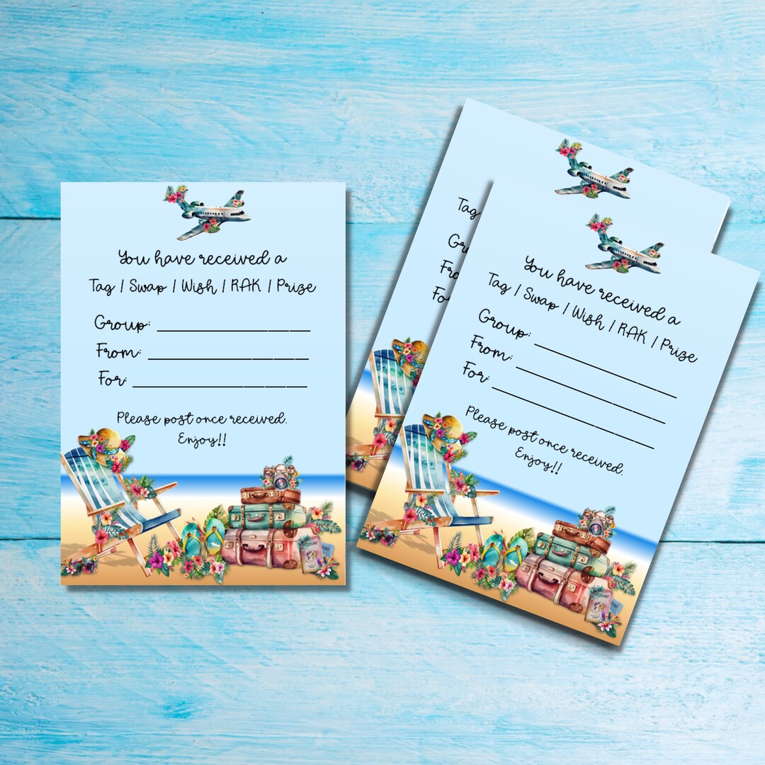 Summer Holidays Tag Inserts, Pen Pal Supplies, Cute Memo Paper for ...