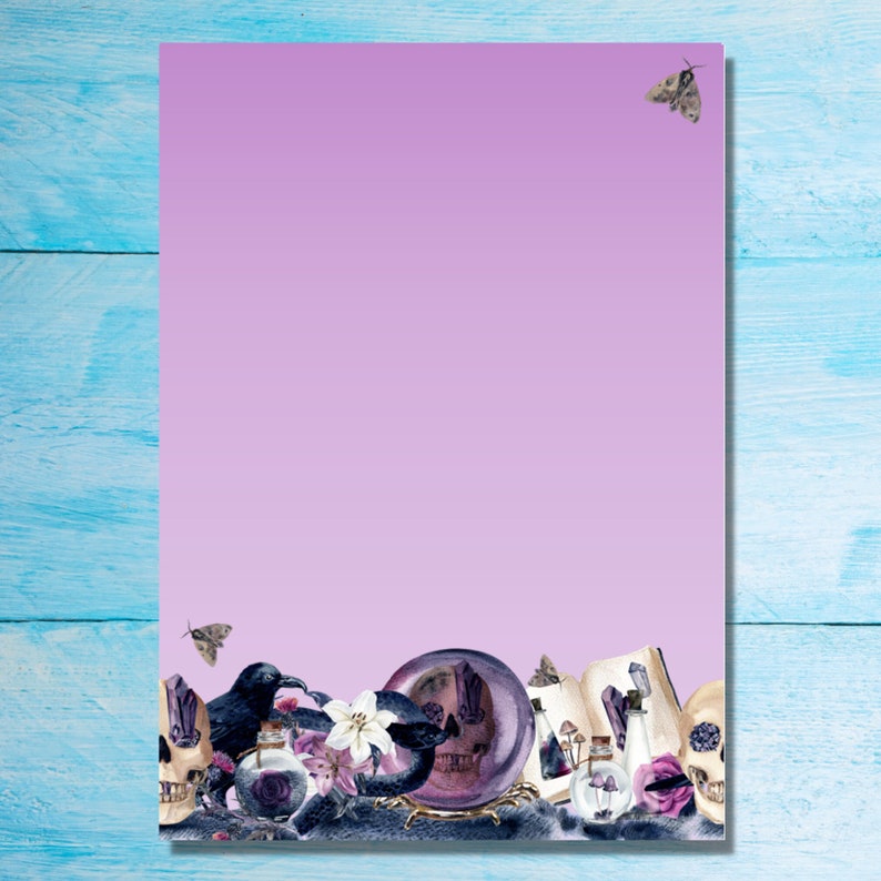 Crystal Ball Stationery Set, A5 Letter Writing Paper With Matching ...