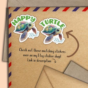 Sea Turtle A5 Letter Writing Paper, Pen Pal Supplies, Stationery Lined ...