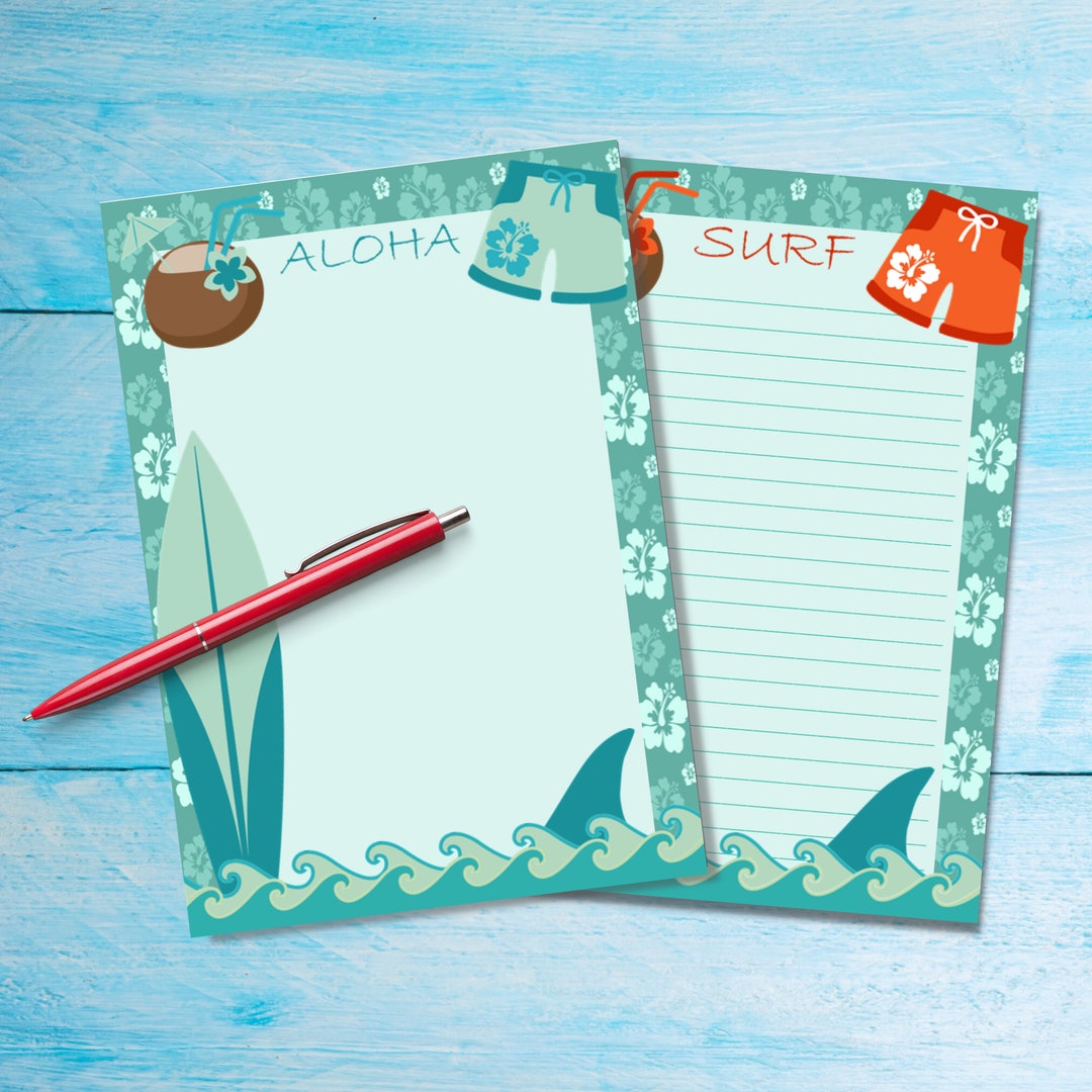 Aloha A5 Letter Writing Paper Pen Pal Supplies Stationery - Etsy
