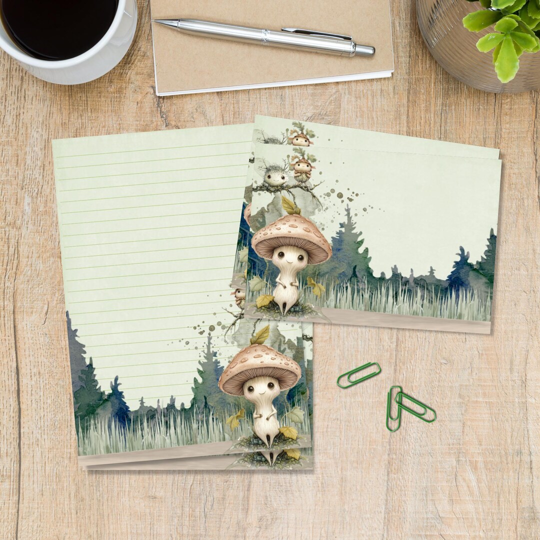 Forest Friends Stationery Set, A5 Letter Writing Paper With Matching ...