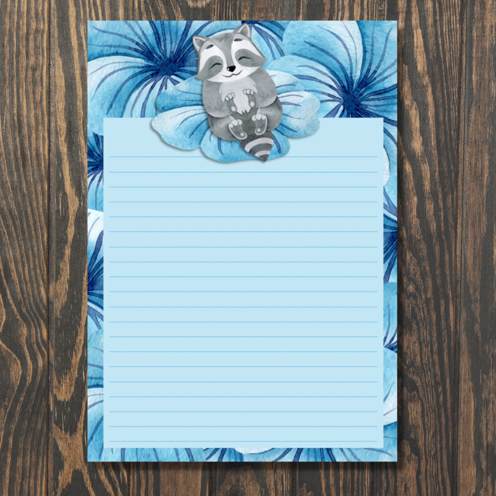Raccoon Zzzzz A5 Letter Writing Paper Pen Pal Supplies - Etsy
