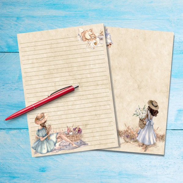 Pretty Writing Paper - Etsy