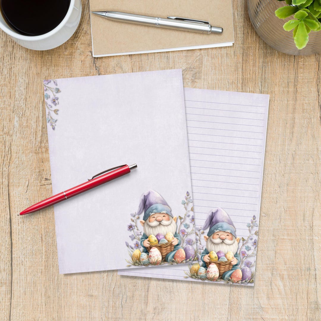 Lilac Easter A5 Letter Writing Paper, Pen Pal Supplies, Stationery ...