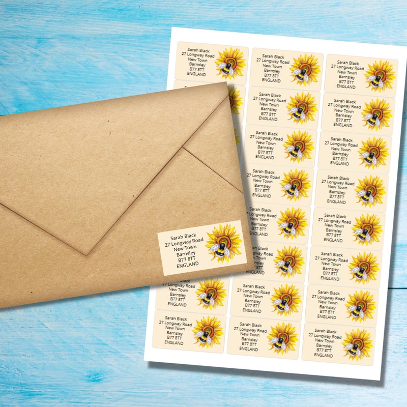 Bee Address Stamp - Etsy