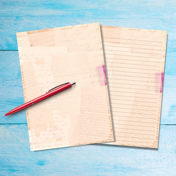 Old Style Letter Writing Paper - Etsy