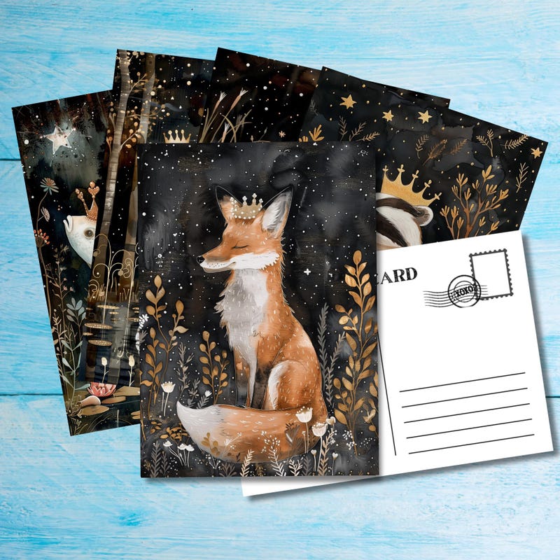 Illustrated Postcard - Etsy