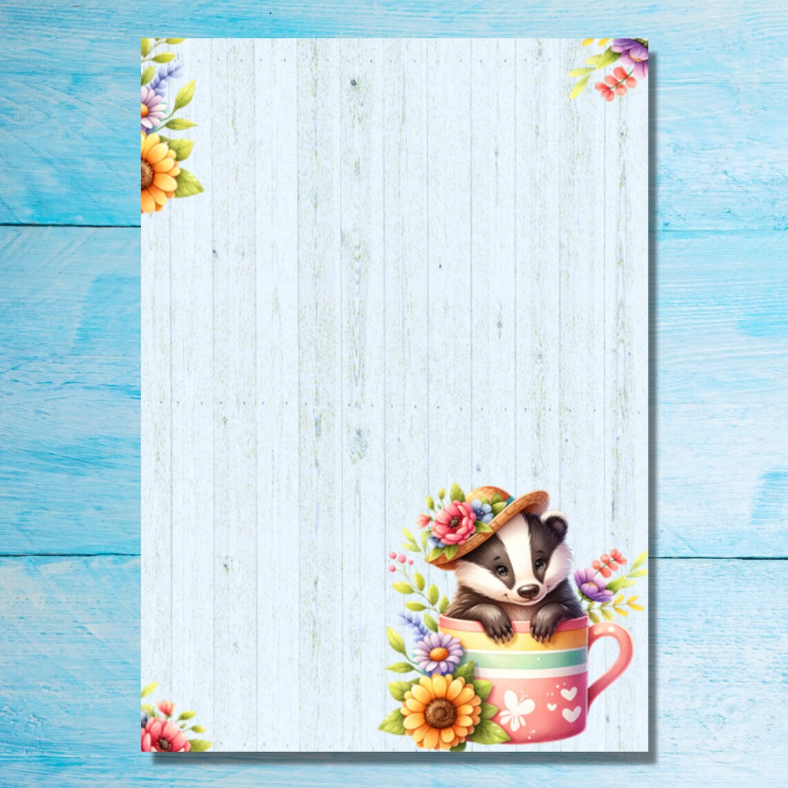 Cute Summer Mugs A5 Letter Writing Paper, Pen Pal Supplies, Stationery ...