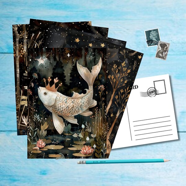 Illustrated Postcard - Etsy