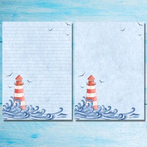 Lighthouse A5 Letter Writing Stationery Set, Cute Penpal Supplies ...