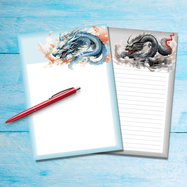 Letter Writing Set Dragons - Etsy