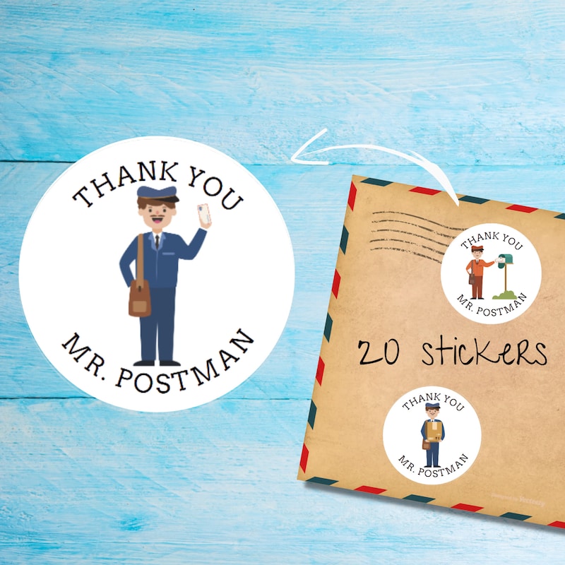 Postman card - Etsy België