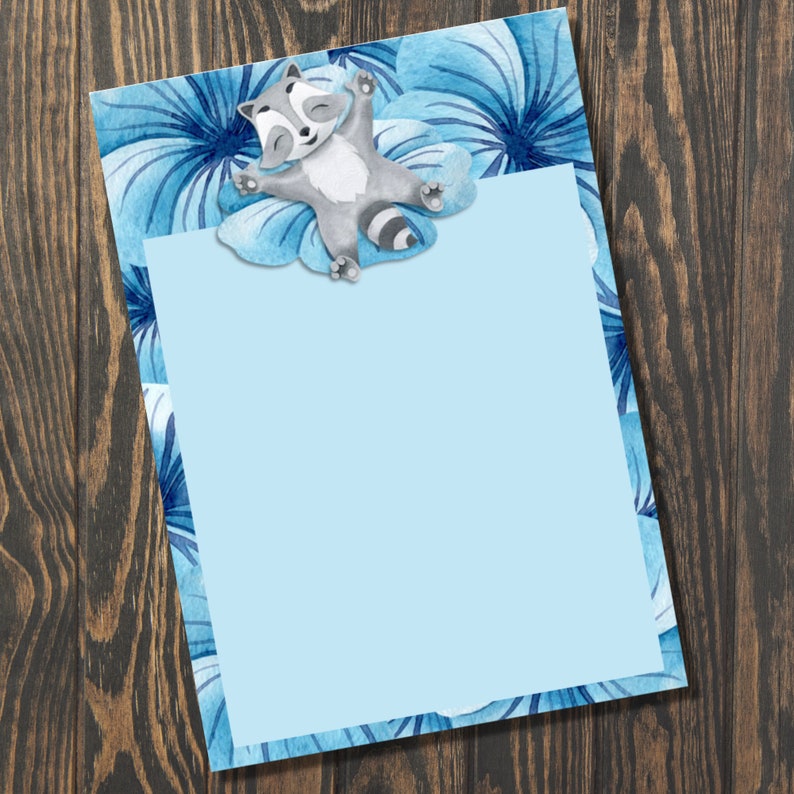 Raccoon Zzzzz A5 Letter Writing Paper Pen Pal Supplies - Etsy