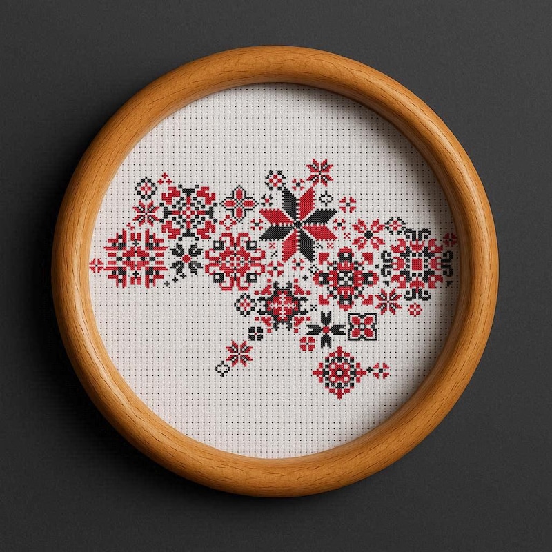 Pattern Map of Ukraine - Etsy UK