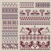 Antique Sampler/ Borders Cross Stitch Pattern/ 15 Decorative Borders ...