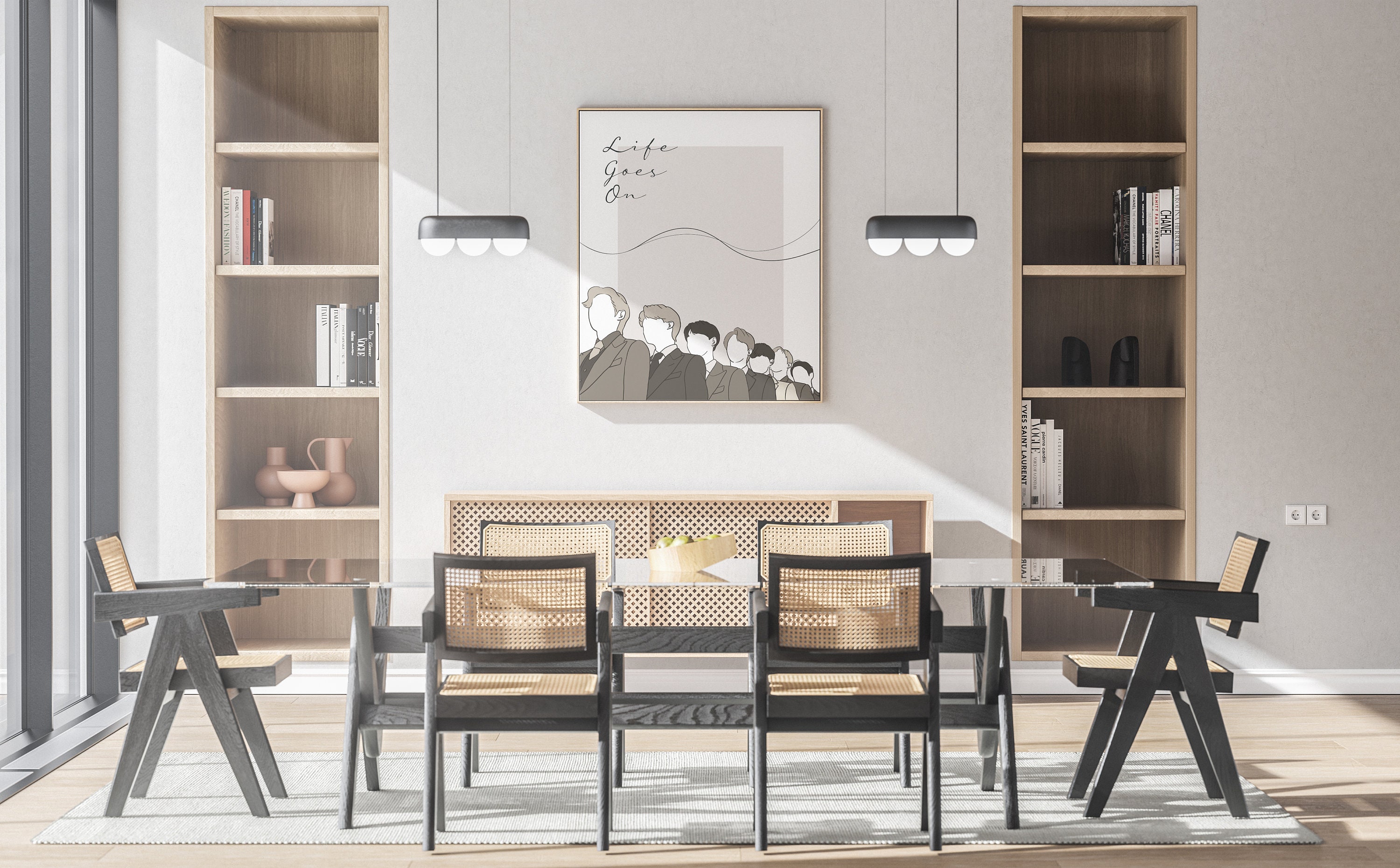 BTS Life Goes on Poster, BTS Wall Art, BTS Poster, Bts Minimal Digital ...