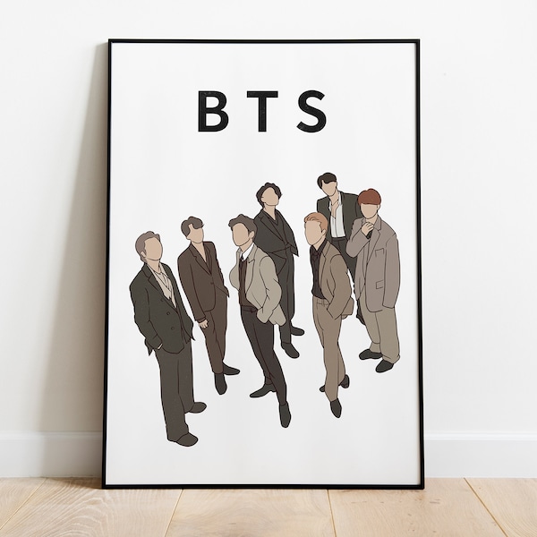 Bts Poster Printable - Etsy