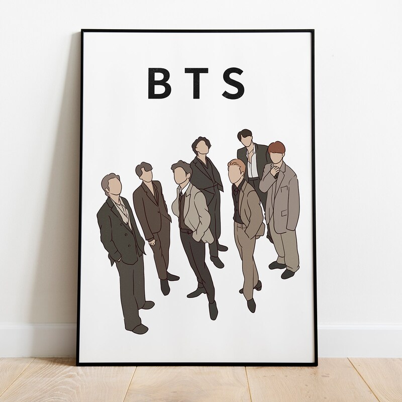 Bts Poster - Etsy