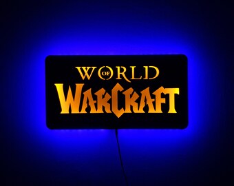 World Warcraft Led Sign - Etsy