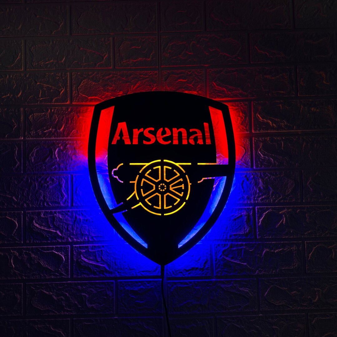 Arsenal Led Sign Arsenal Wall Art Football Wall Decor Gift - Etsy