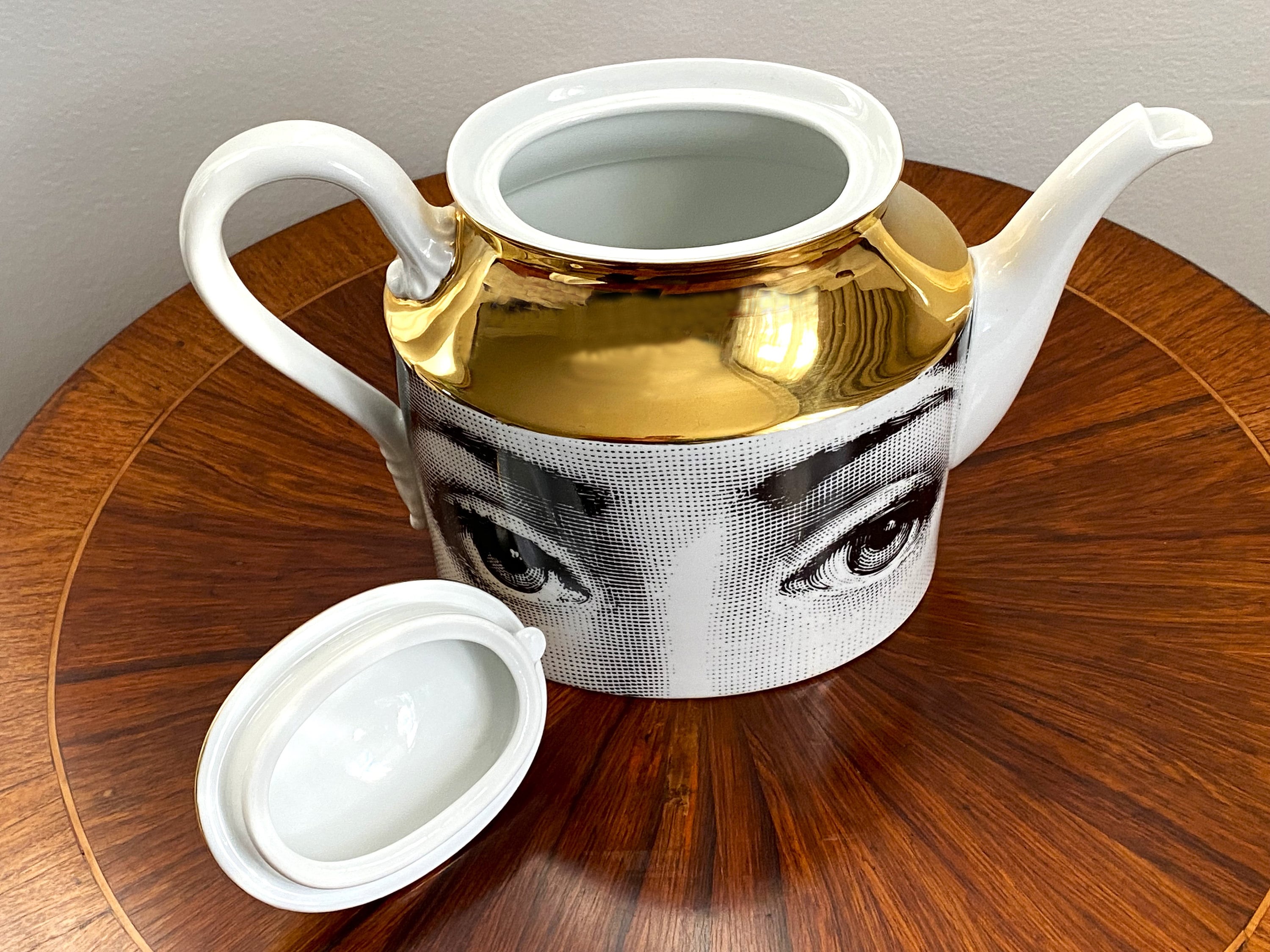 EXTREMELY RARE First Edition FORNASETTI tema E Variazoni Julia Teapot ...