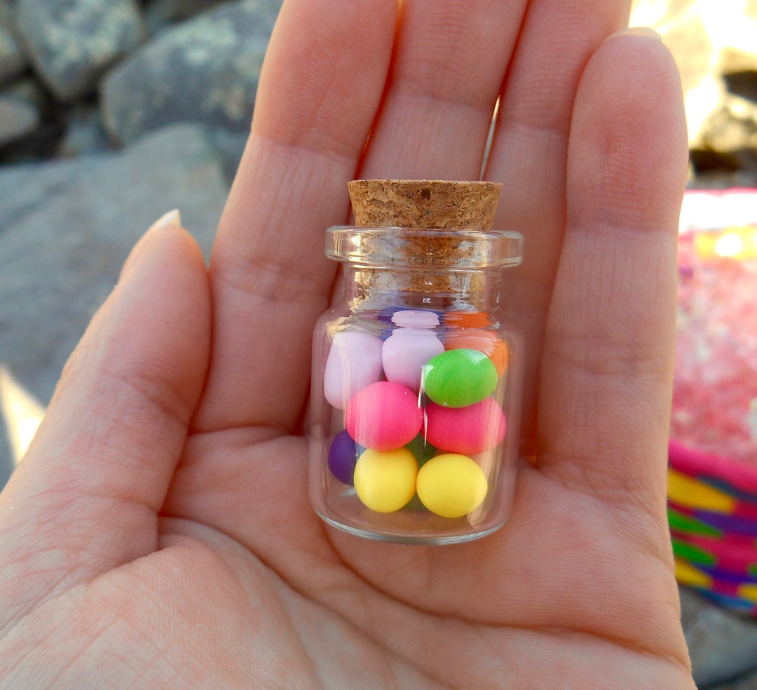 Miniature Polymer Clay Easter Eggs in a Jar, Fairy Garden Easter Eggs ...