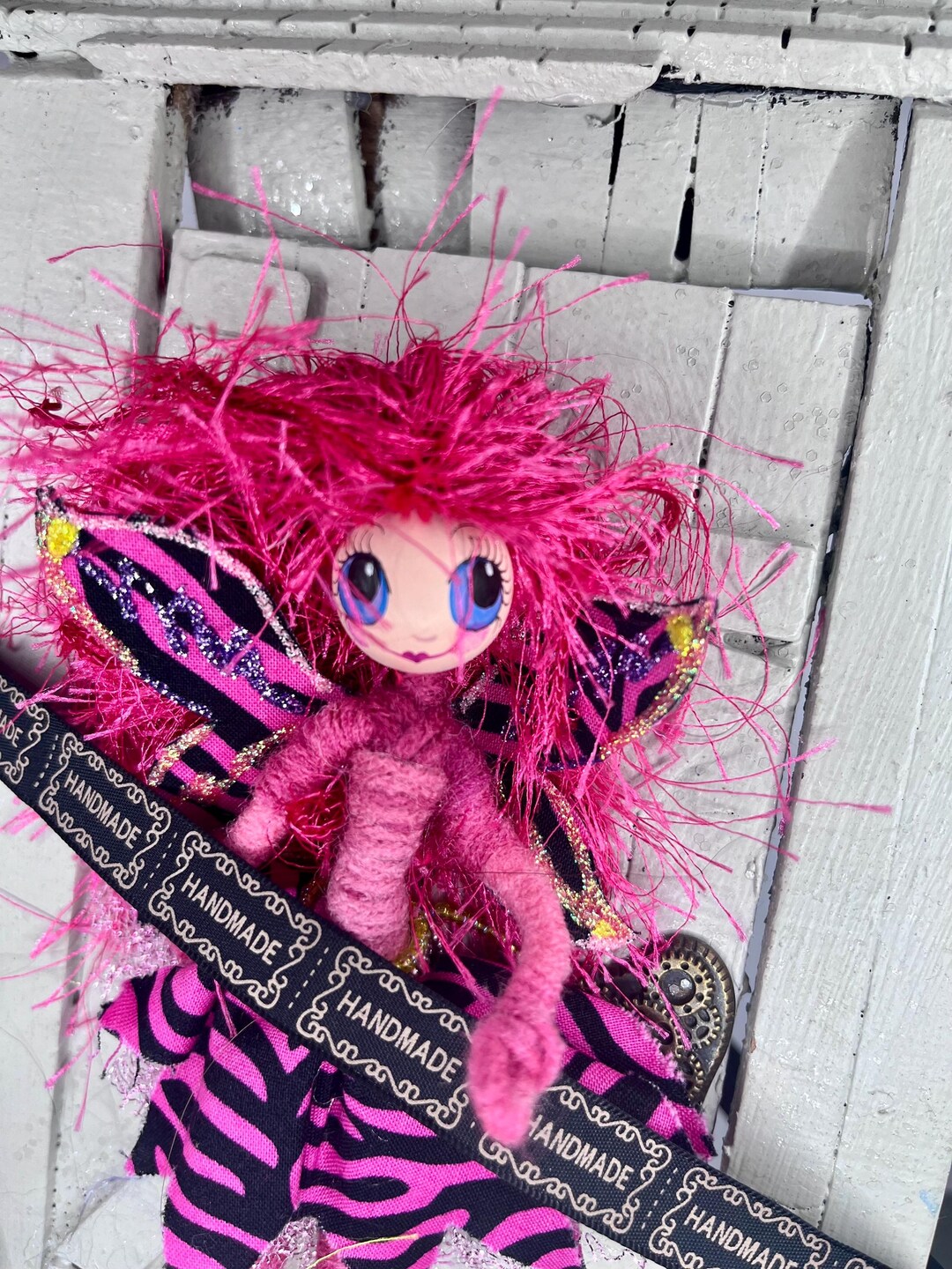 Tiger Claw the Tree-fairy Handcrafted Bendable Poseable Flower Fairy ...