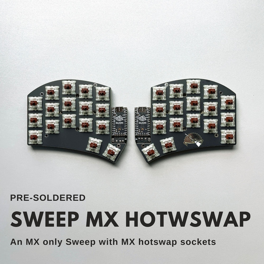 Pre-soldered Sweep MX Hotswap ( Sweep Bling MX ) Split Keyboard - Etsy