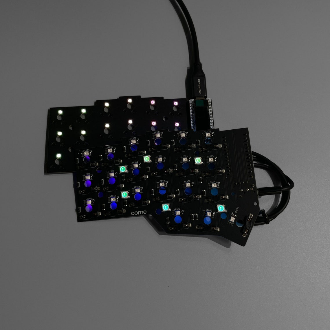 Corne GLP Gateron Low Profile DIY Mechanical Ergonomic Hotswappable ...