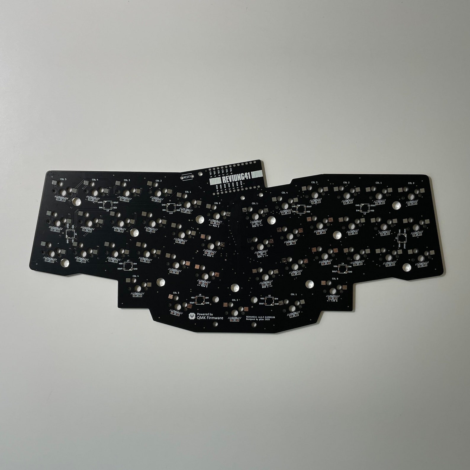 Reviung 41 / REVIUNG41 Hotswap DIY Ergonomic Mechanical Keyboard PCB ...