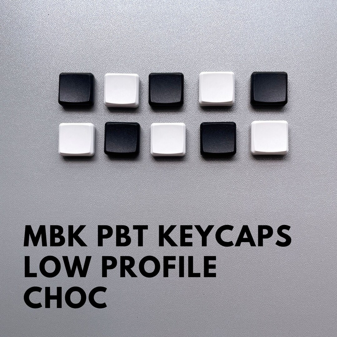 MBK PBT Blank Choc Low Profile Keycap Set for Choc / Chocolate - Etsy