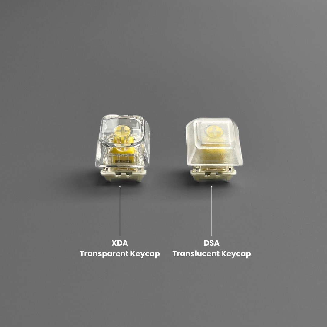 Transparent XDA Keycap (blank 1U) for MX Key Switches - Etsy