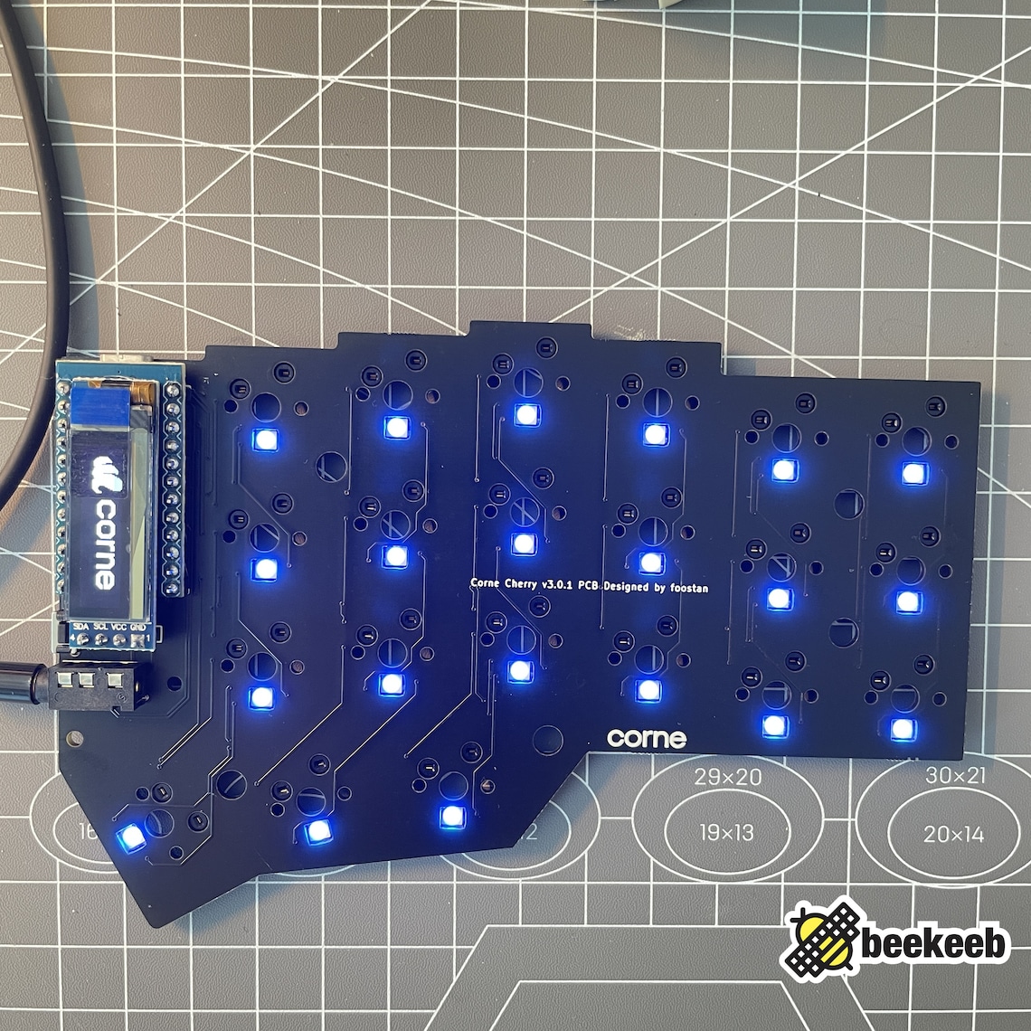 Pre-soldered Crkbd V3 MX (corne Keyboard) DIY Mechanical Ergonomic ...