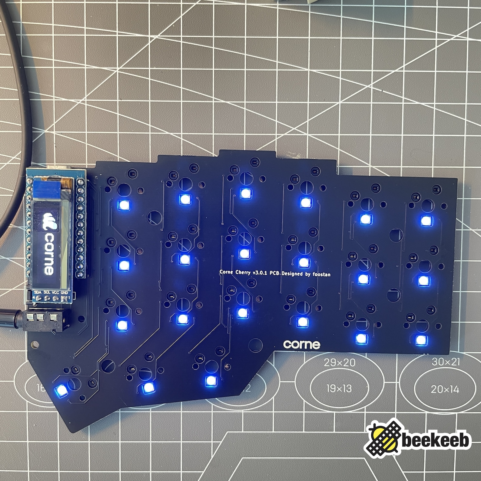 Pre-soldered Crkbd V3 MX (corne Keyboard) DIY Mechanical Ergonomic ...