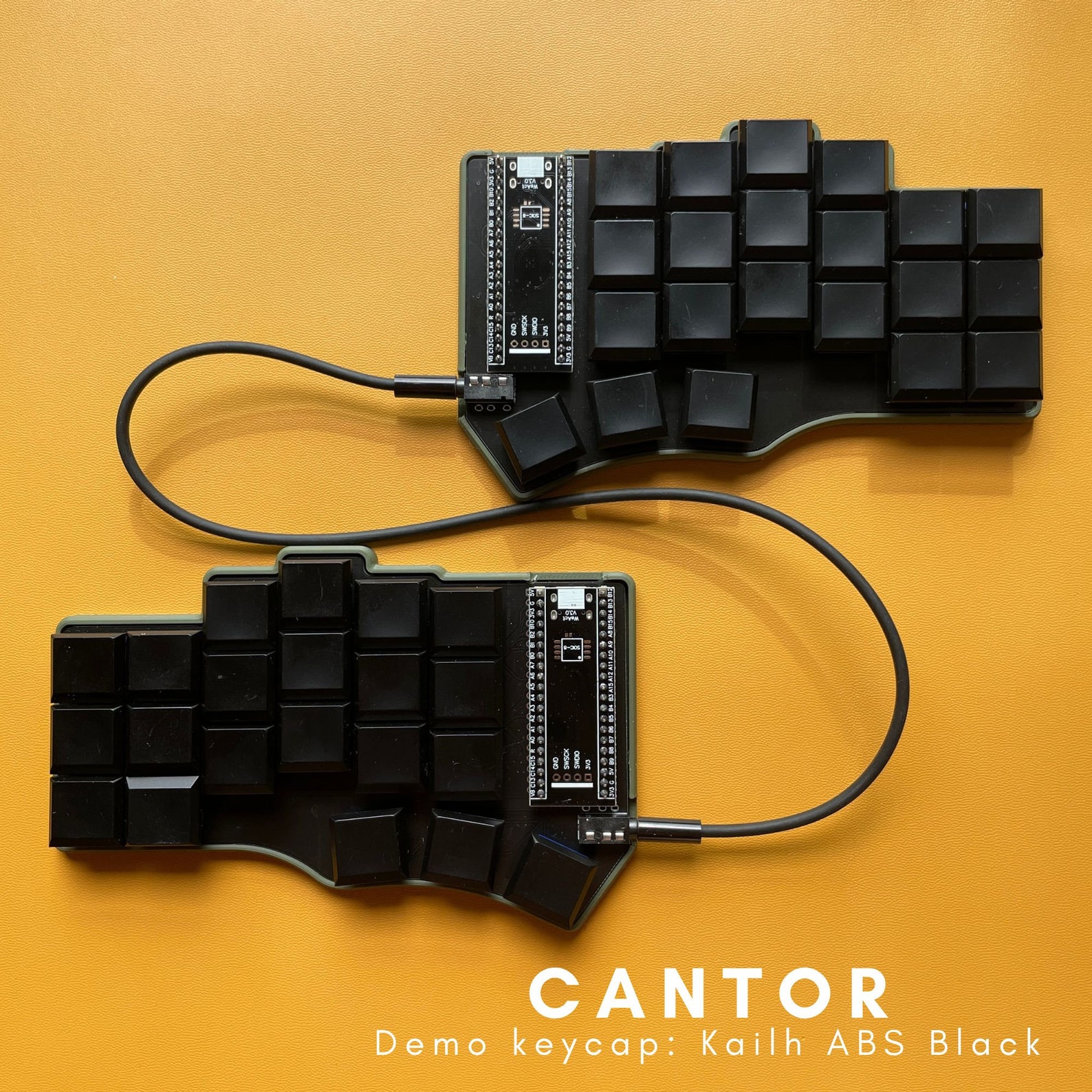 Pre-soldered Cantor 42 Keys Diodeless Choc / Chocolate Low Profile ...