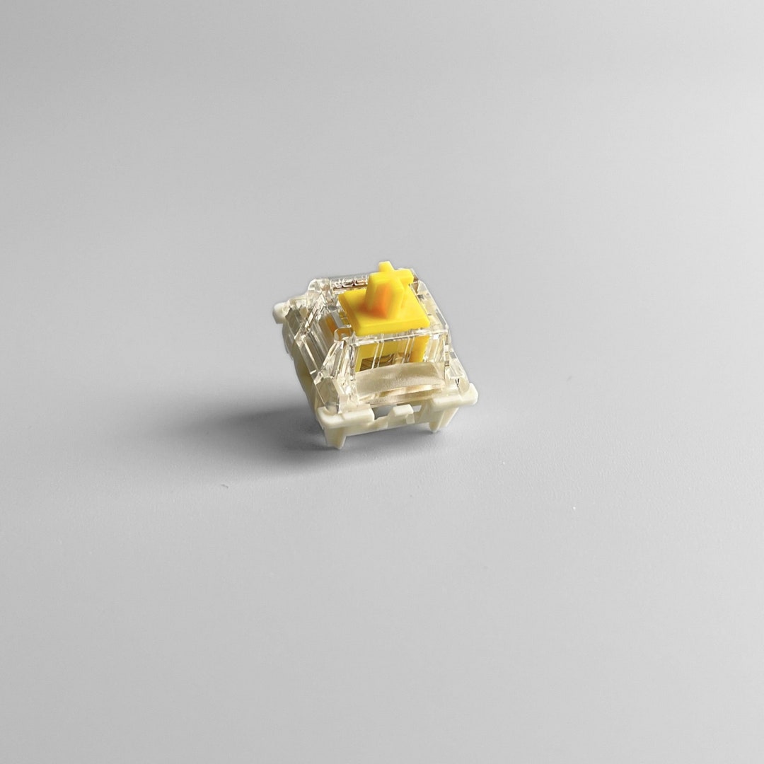 Gateron G Pro Yellow 3.0 MX Key Switches Factory Lubed for Mechanical ...